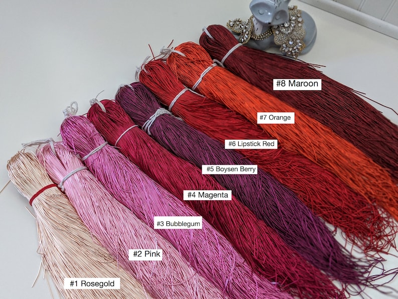 Collection V2 of Smooth French Bullion Wire Thread Purl for Gold Work ...