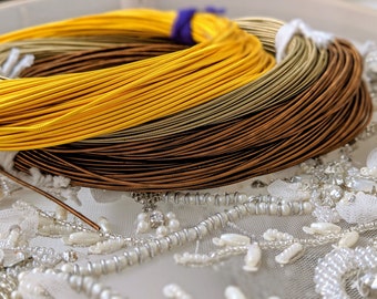 Purl Pearl Stiff Gimp Wire/french Wire for Tambour Goldwork | Etsy