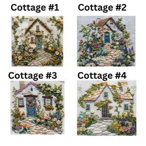 Whimsical Cottage Embroidery Patterns | Stick and Stitch Embroidery ...