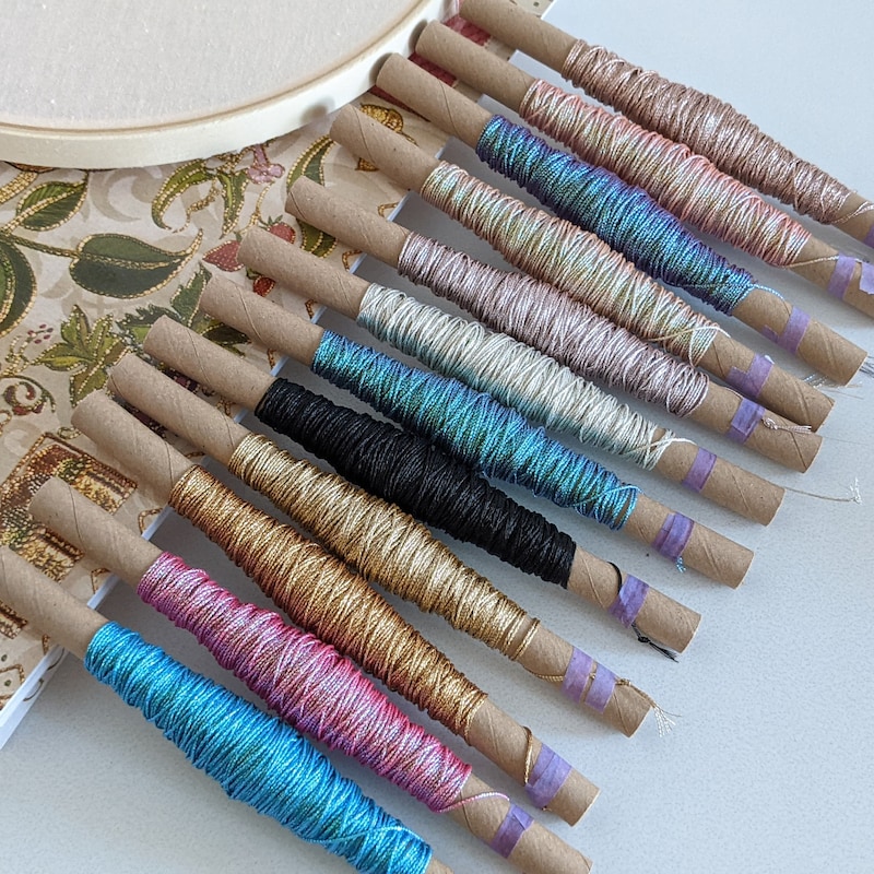 Metallic Embroidery - Etsy
