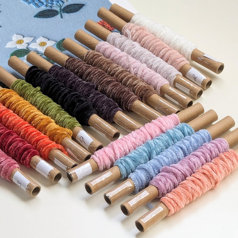 Chenille Embroidery Yarn - Etsy