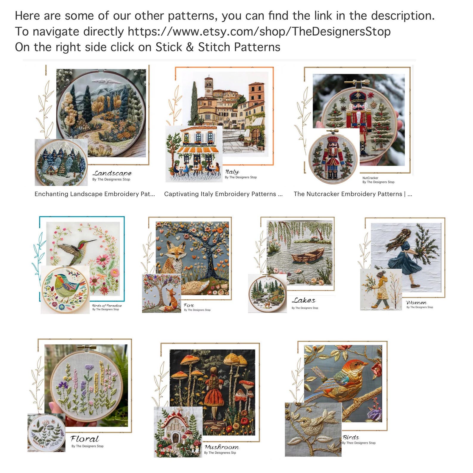 Whimsical Cottage Embroidery Patterns | Stick and Stitch Embroidery ...