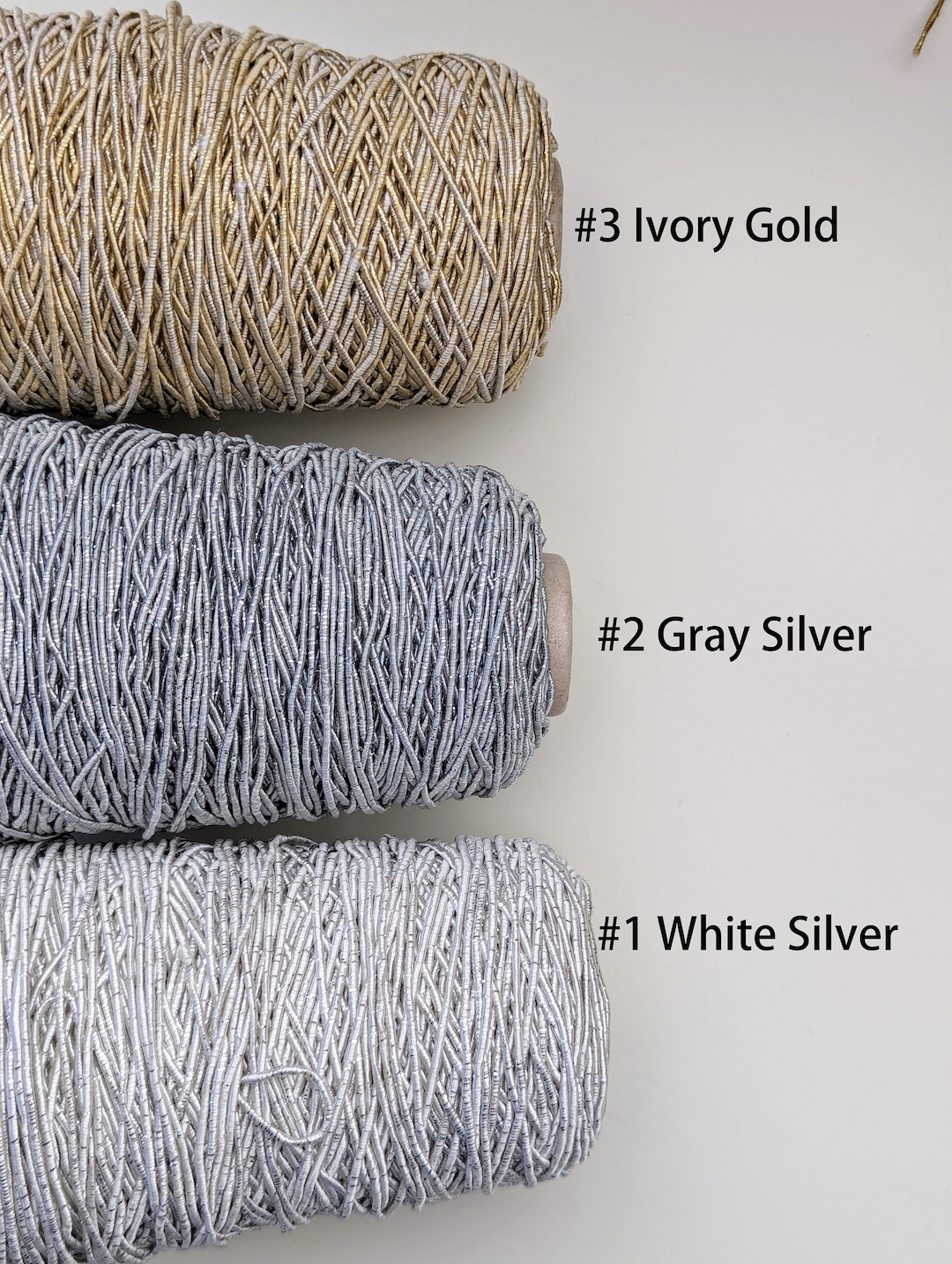 Italian Silk and Metallic Variegated Gimp, Couching Thread for ...