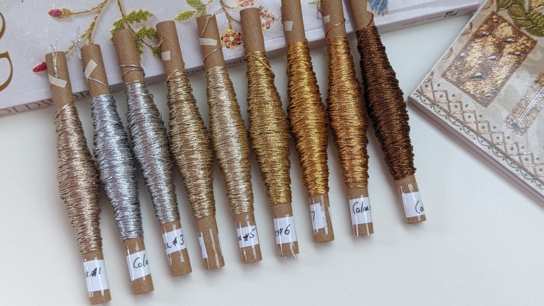 Best Couching Thread for Goldwork Hand Embroidery in Gold - Etsy