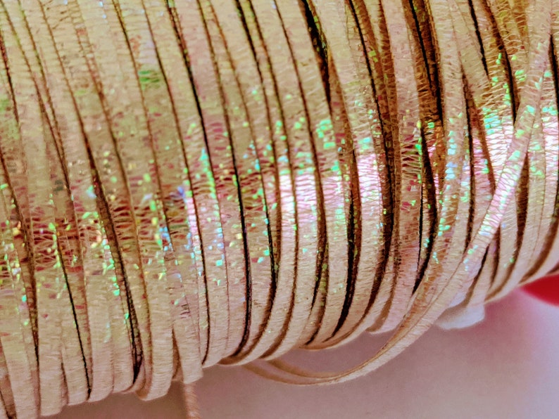 Goldwork Embroidery Broad Plate, Shimmer Gold, Silver, Silk, 110" Roll ...