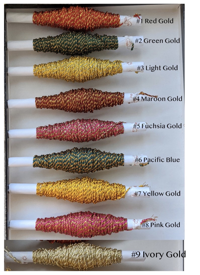 Twisted Gold Gilt Gimp Embroidery Cord for Goldwork Couching - Etsy Sweden