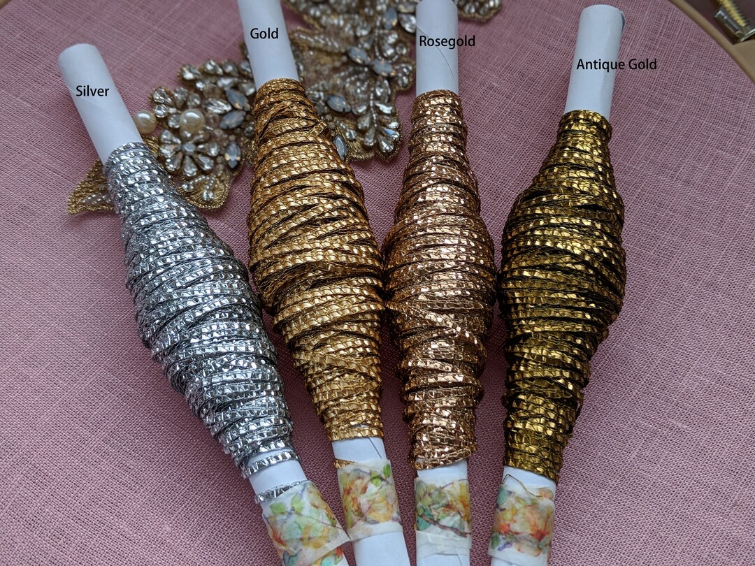 Artistic Embroidery Thread, Metallic Thread for Hand Embroidery ...