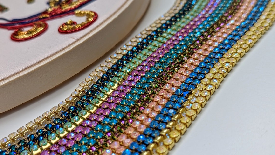 Juicy Crystal Cup Chain Opal Rhinestone Cupchain 3.0 to 3.2mm - Etsy