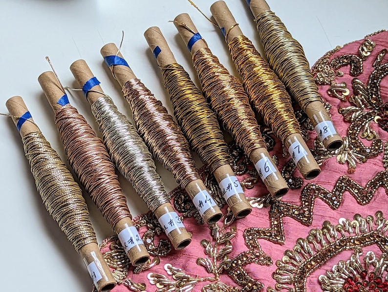 Best Rounded Couching Thread for Metalwork, Goldwork or Tambour Hand ...