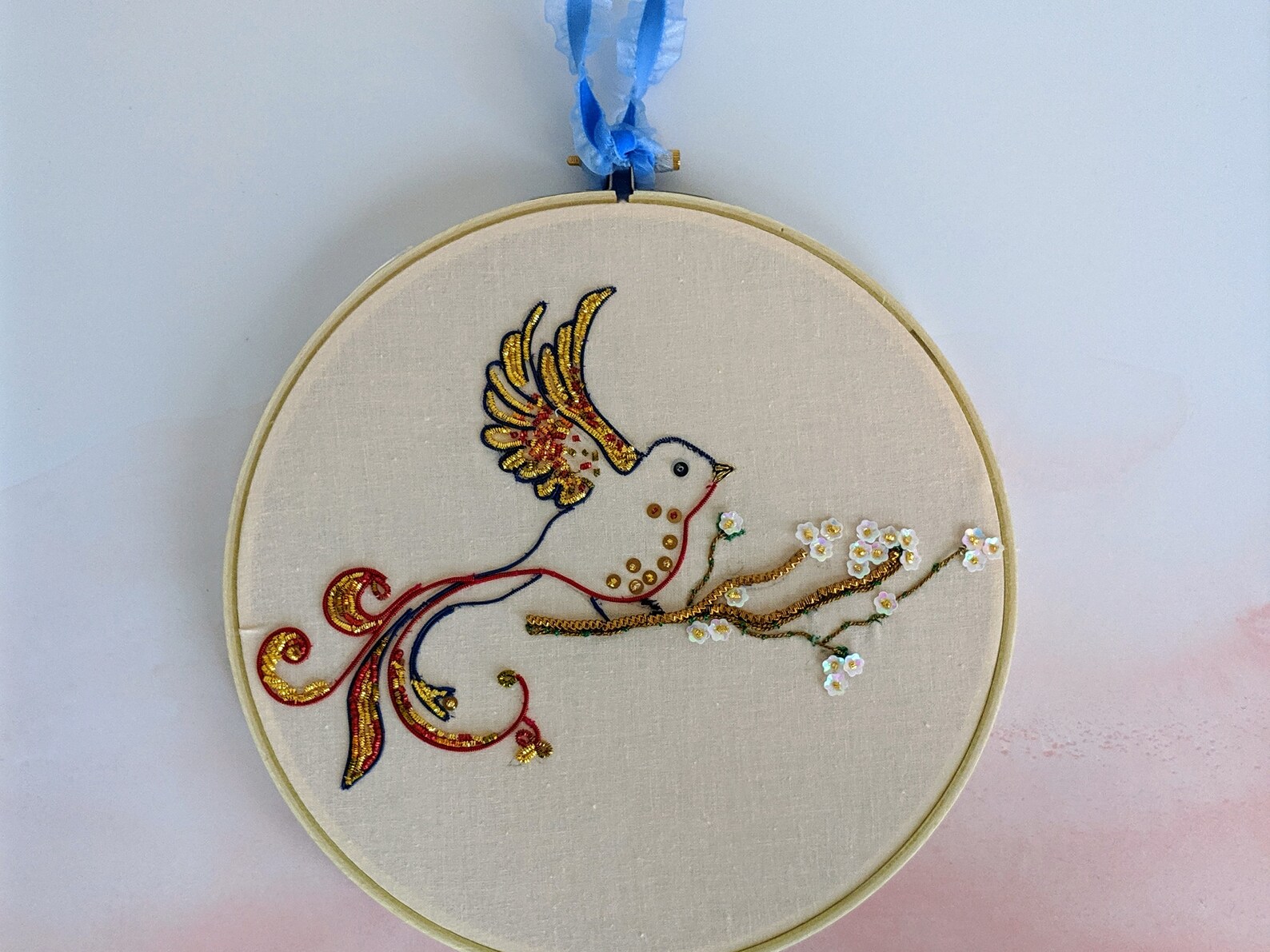 Goldwork Embroidery Kit for Beginners, Metalwork Embroidery Starter Kit ...