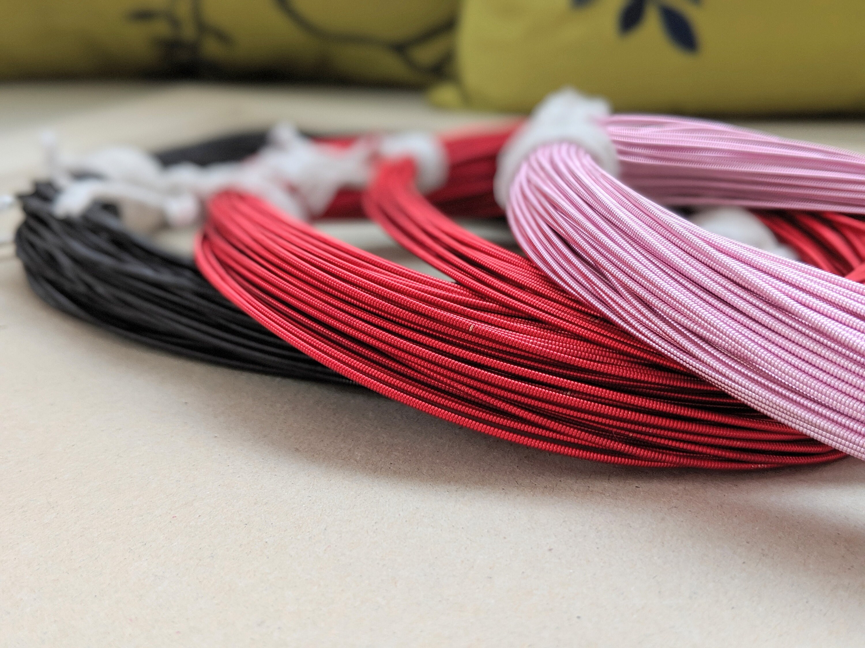 Black Purl Pearl, Stiff Gimp Wire/french Wire for Tambour Goldwork, Red ...