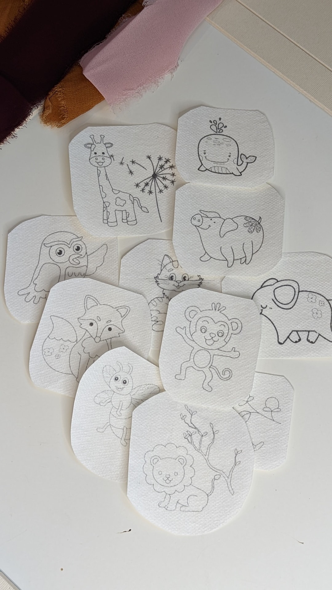 Cute Animal Embroidery Stick and Stitch Pack | Beginner DIY - Etsy