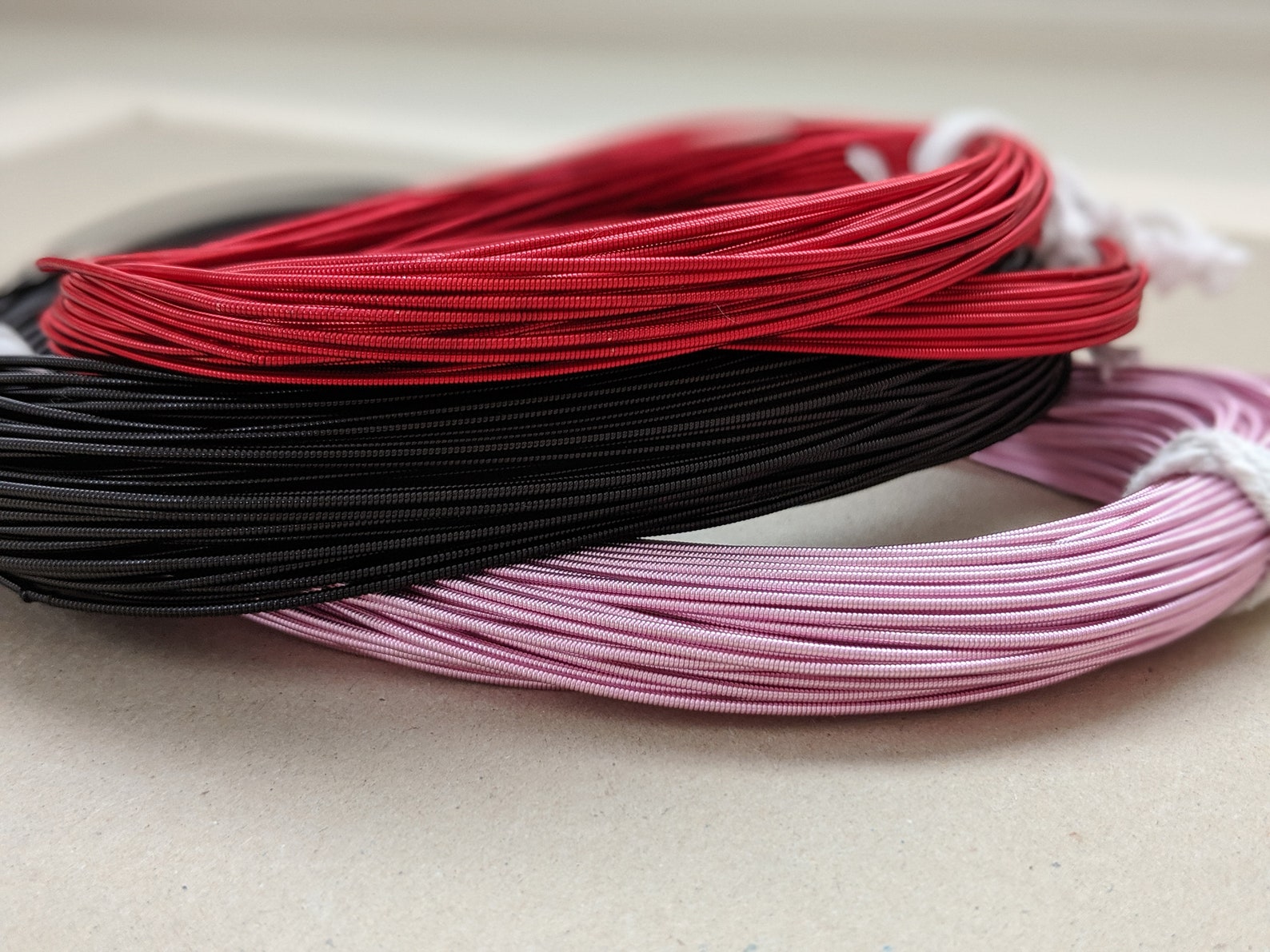 Black Purl Pearl, Stiff Gimp Wire/french Wire for Tambour Goldwork, Red ...