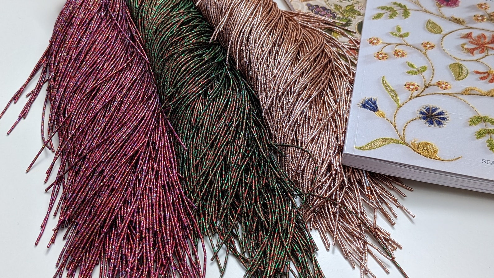 French Bullion Wire: Goldwork Embroidery Supplies, Metallic Purl - Etsy