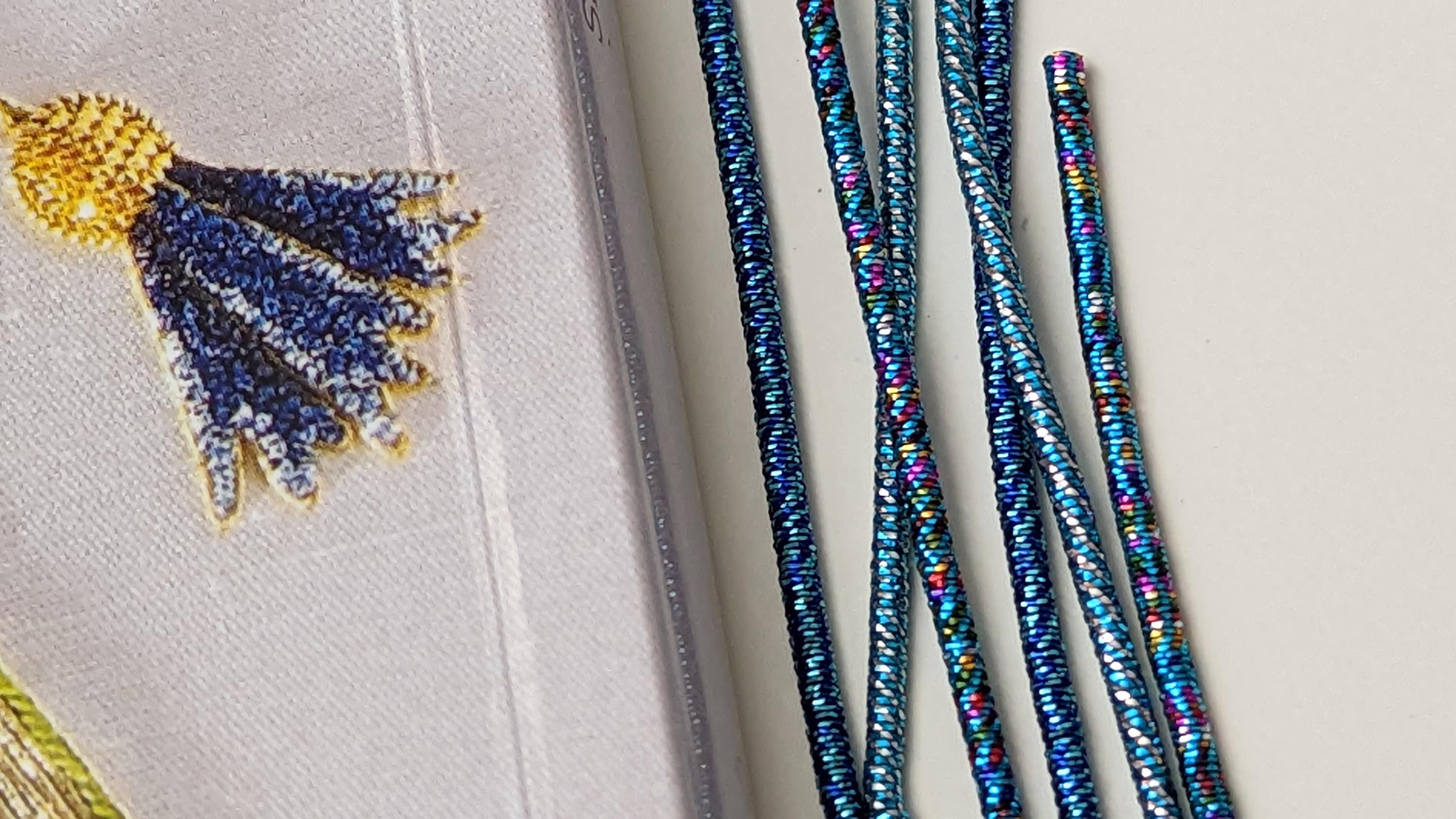 Metallic Rough Purl French Bullion Wire for Gold Work Hand Embroidery ...