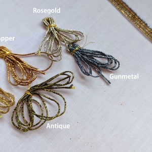 Passing Thread Goldwork Embroidery Couching, 371 Lurex Thread, Gilt ...