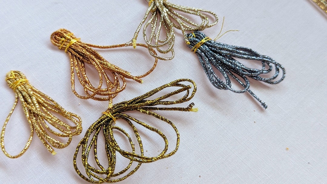 Passing Thread Goldwork Embroidery Couching, 371 Lurex Thread, Gilt ...