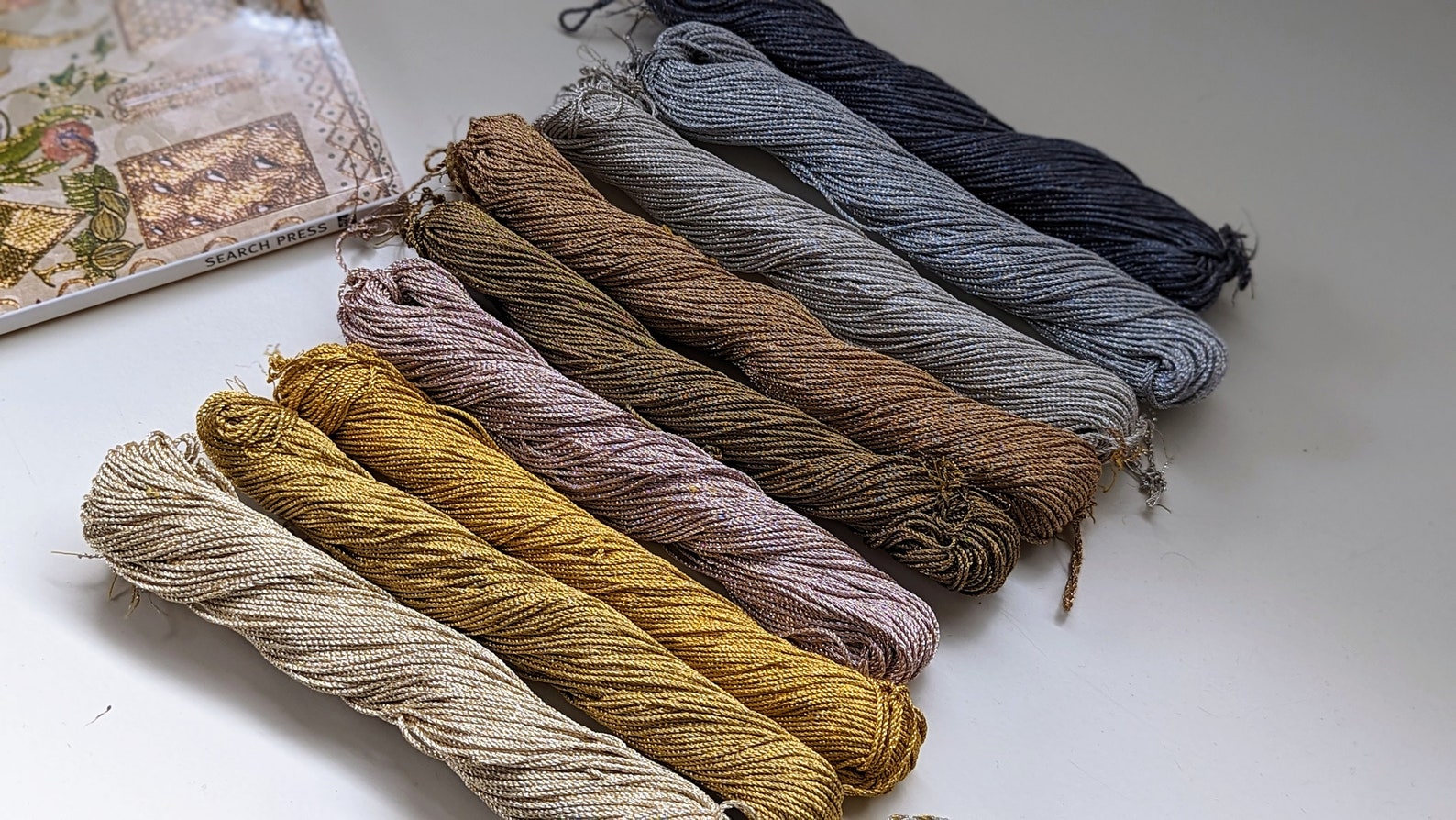 Twisted Cord for Goldwork Embroidery, Elizabeth Twist S Twist ...