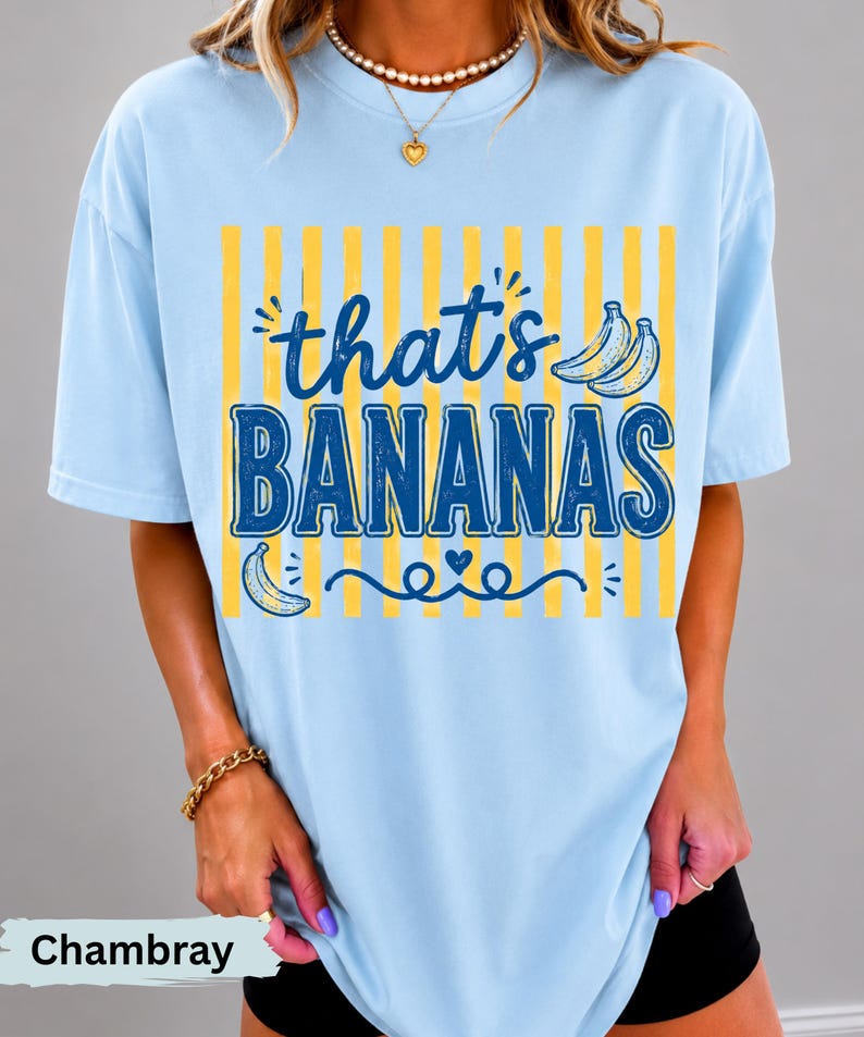 That's Bananas Shirt, Funny Banana T-shirt, Retro Summer Graphic Tee ...