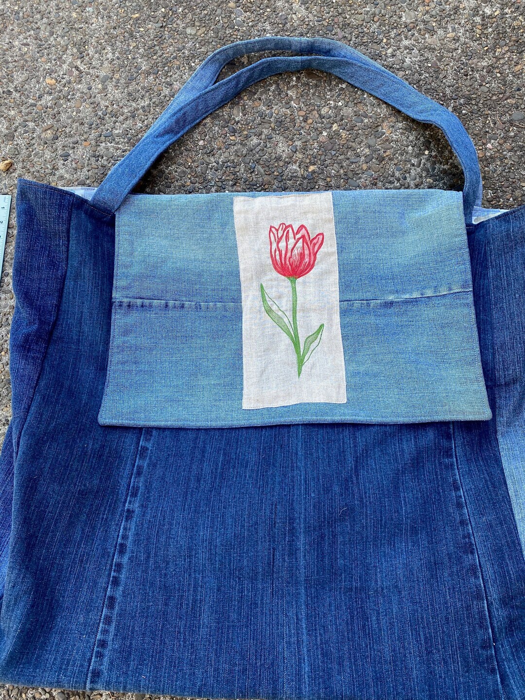 Huge Repurposed Denim Blue Jean Tote Storage Tote for - Etsy
