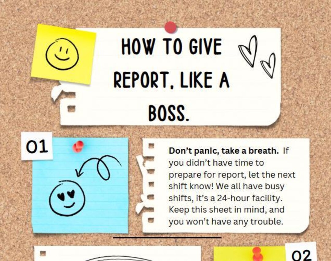 How to Give Report, Like a Boss - Etsy