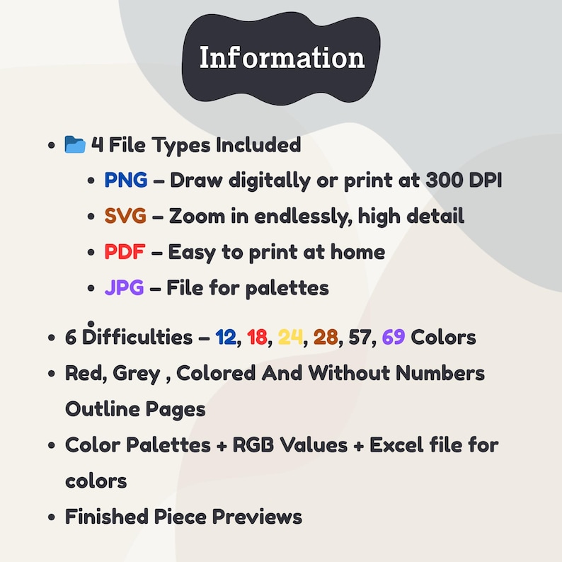 Castle Library Color by Number, Printable Pages (digital Download) - Etsy