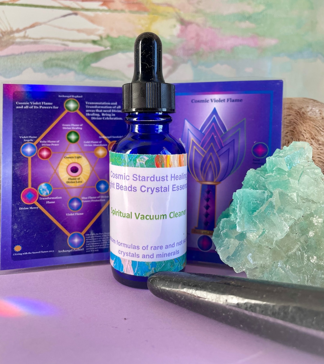 Spiritual Vacuum Cleaner Crystal Essence Blend - Etsy