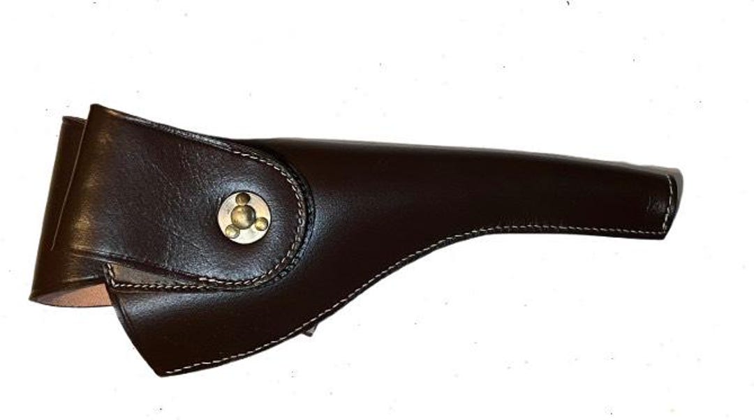 Brown Leather Revolutionary War Revolver Holder - Etsy