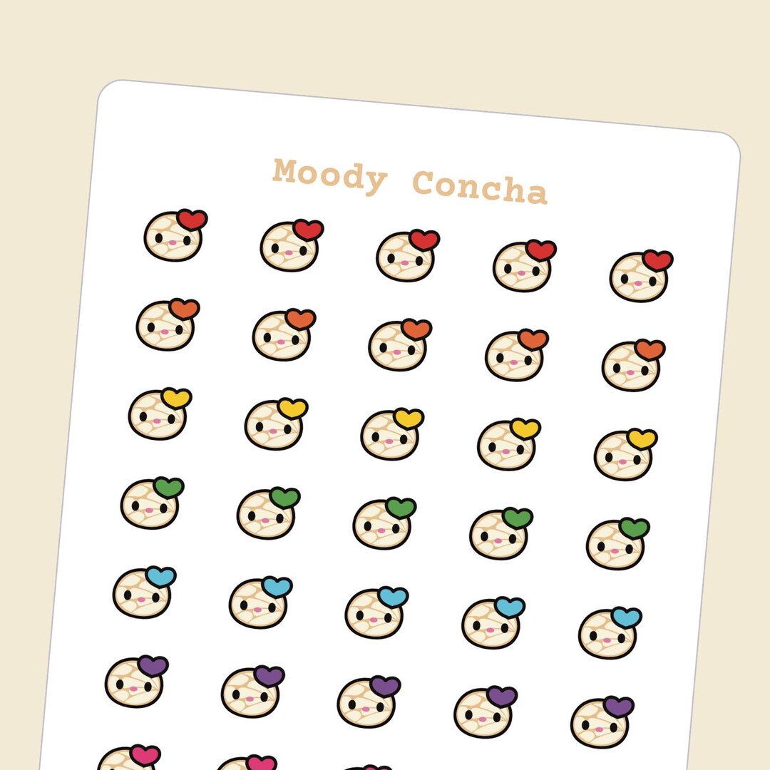Heart Reaction Stickers for Small Planners and Bullet Journals - Etsy
