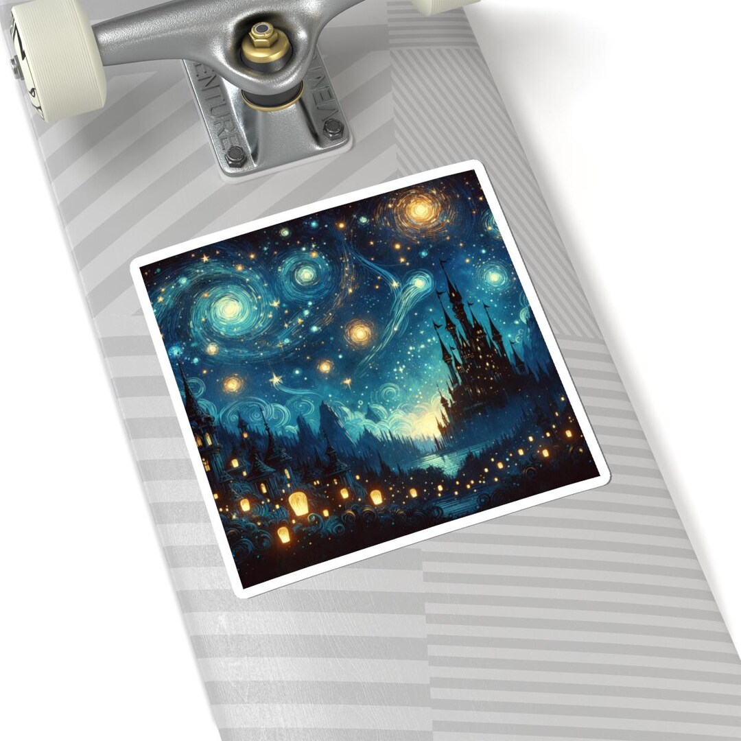 Magical Night Sky Kiss-cut Stickers - Galaxy Castle Stickers for ...