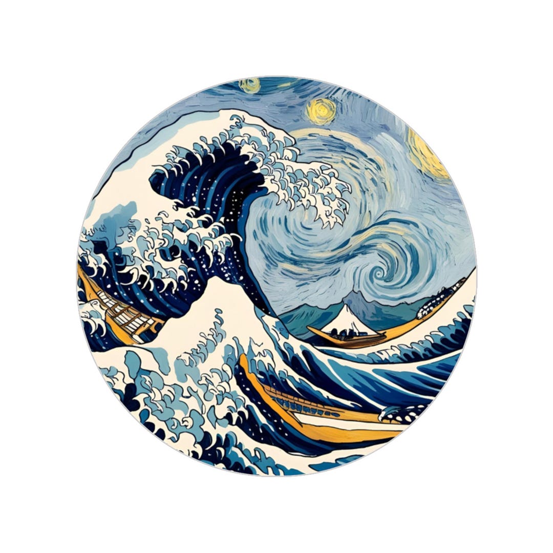 Ocean Wave Stickers | Waterproof Decals, Perfect for Outdoor Adventures ...