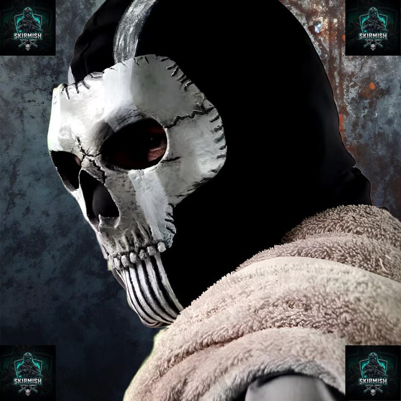 Airsoft Ghost Call of Duty Skull Mask V2 – MW2 Tactical Balaclava - COD ...