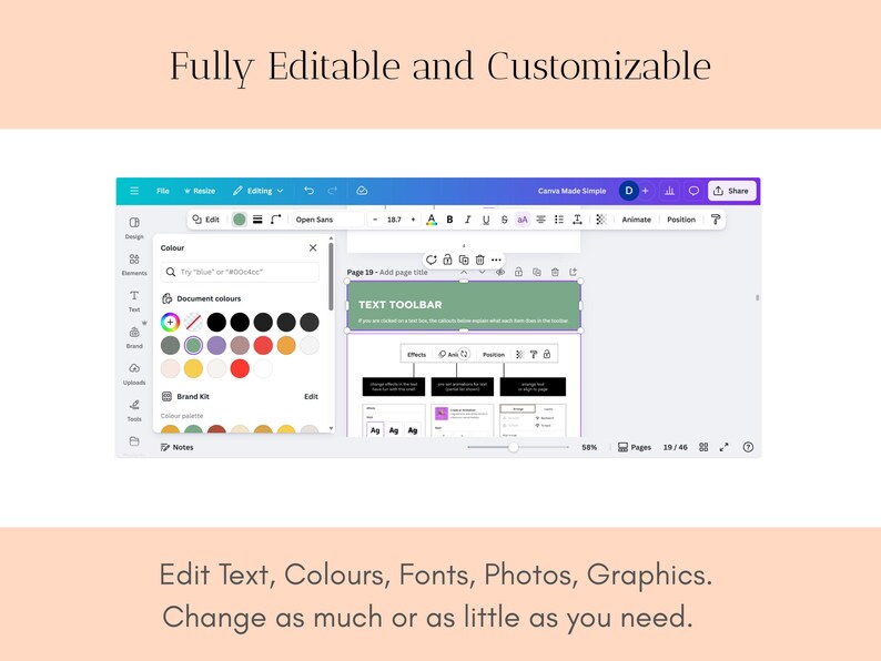 Canva Made Simple Guide, MMR PLR, Beginner Course - Etsy
