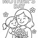 Mothers Day Kids Colouring in Pages - Etsy