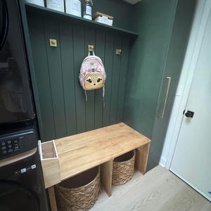 Custom Entryway Farmhouse Hall Tree - Etsy