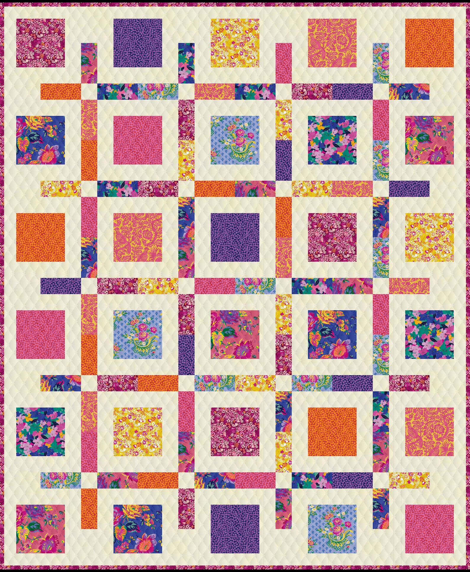 Boxed up Quilt Kit- Pattern by Cluck Cluck Sews. Featuring Jennifer ...