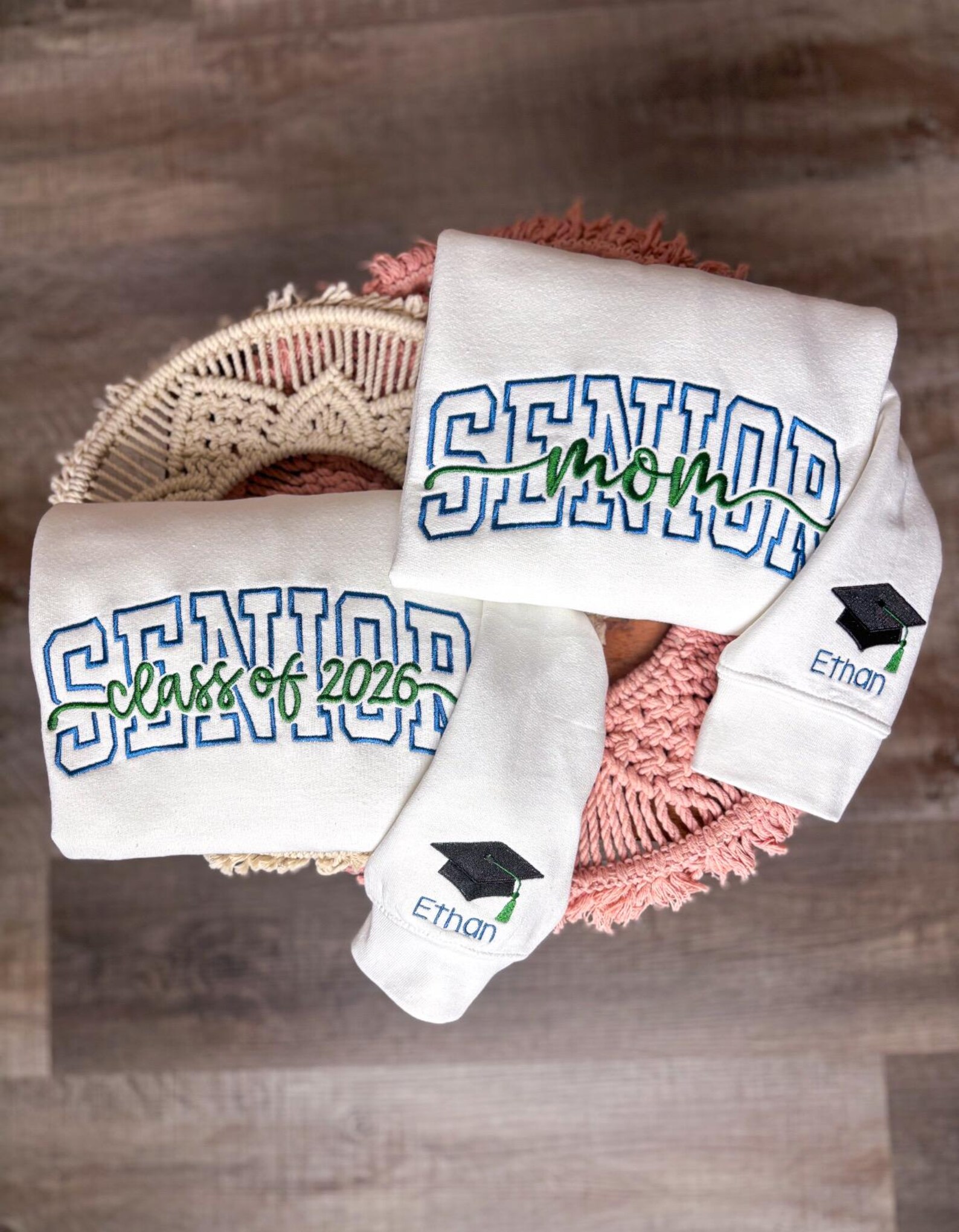 Custom Senior Sweatshirt With Name, Class of 2026 Personalized Crewneck ...
