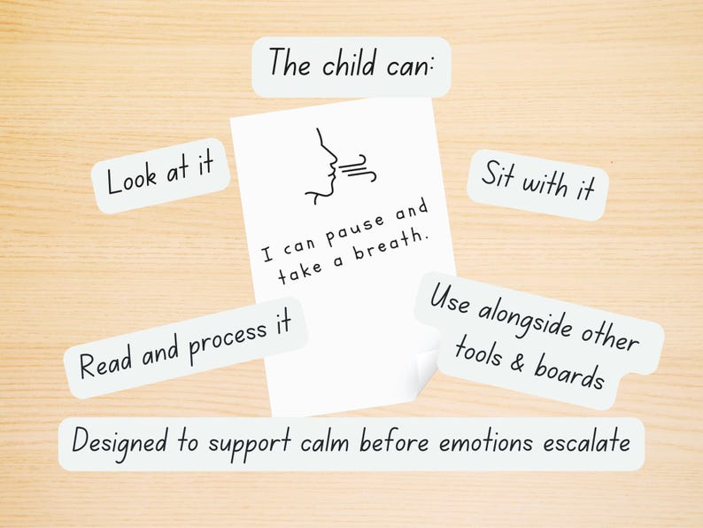 Kid’s Big Feelings Emotional Regulation Printable for Home, Class, Calm ...