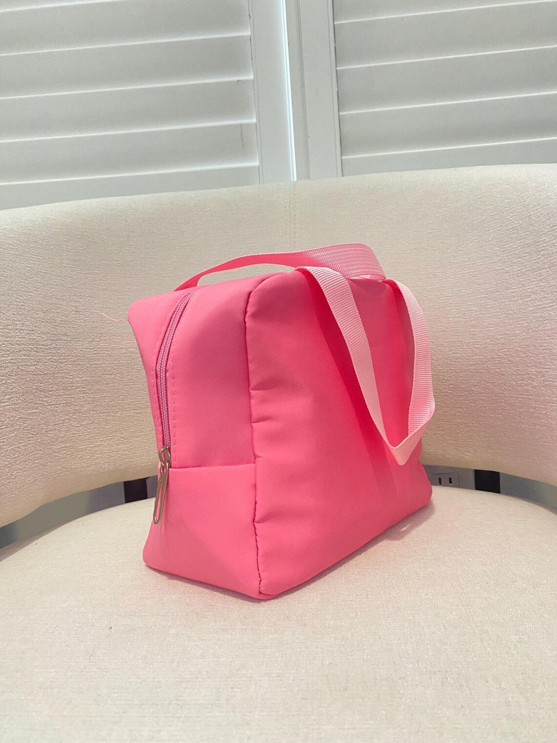 Custom Pink Lunchbox Bag: Personalized Name, Back to School - Etsy