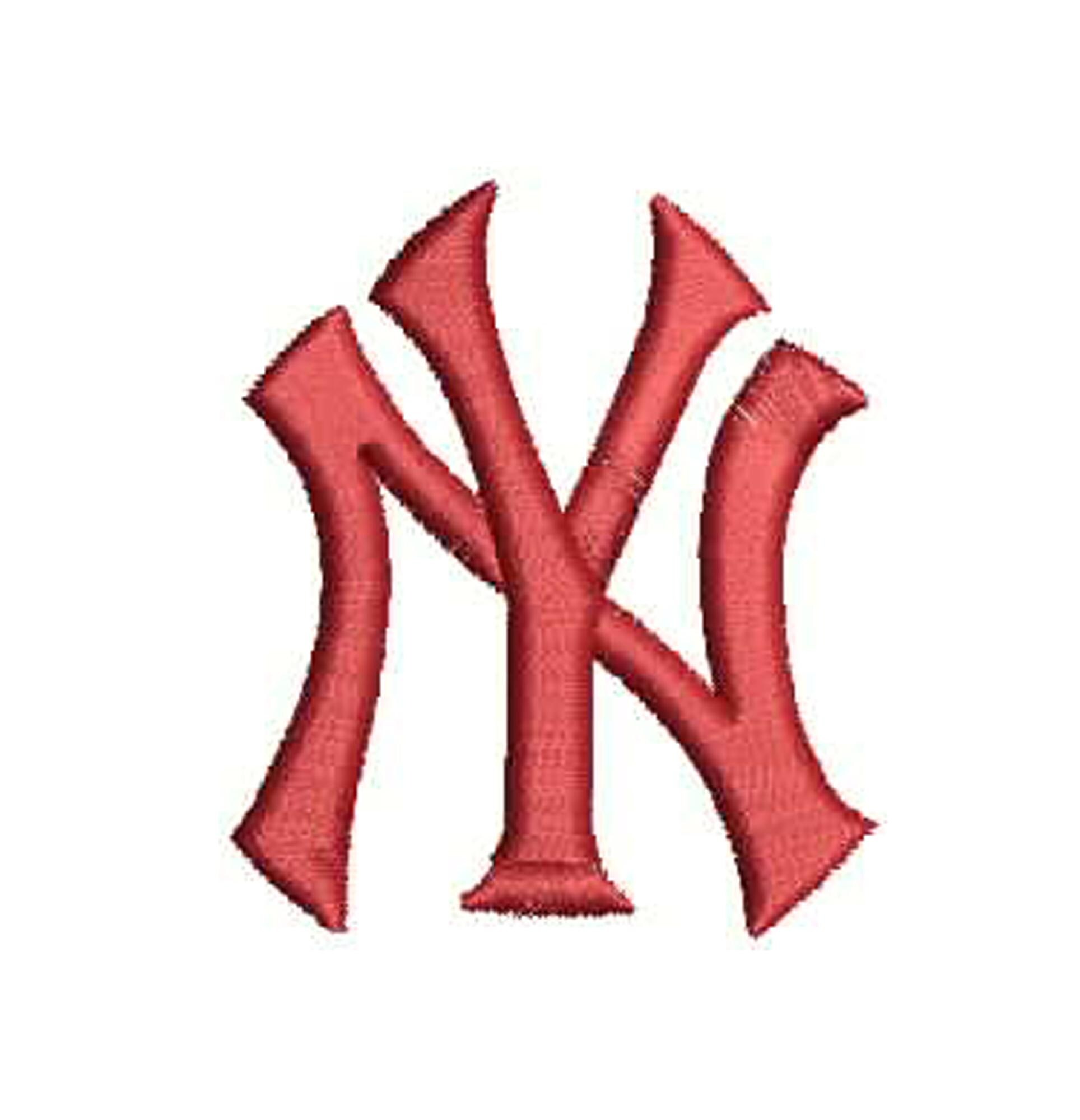 NY Logo Dst File Digitzed for Left Chest and Cap Embroidery Cnd Exp Pes ...