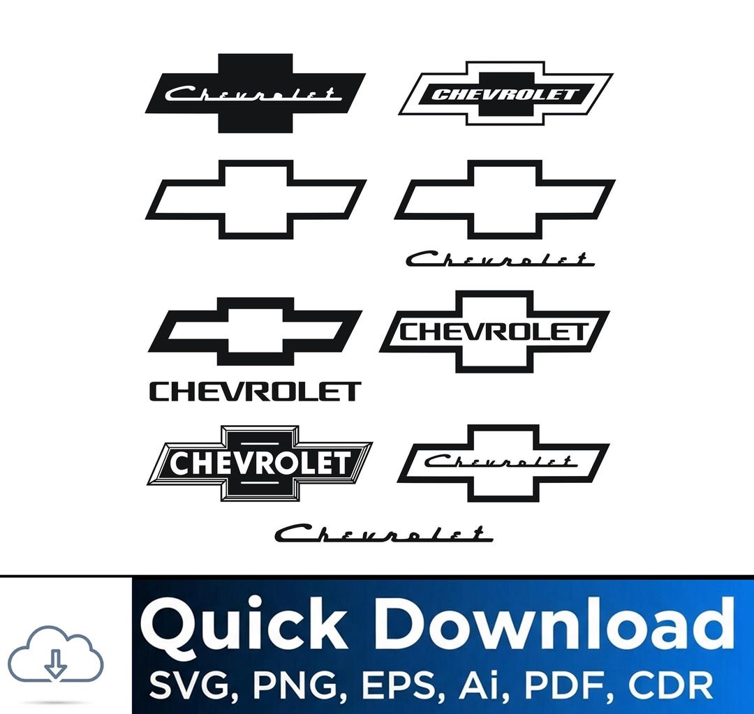 Chevy SVG, Chevrolet Logo Png, Chevy Bowtie SVG, Car Png, , Silhouette ...