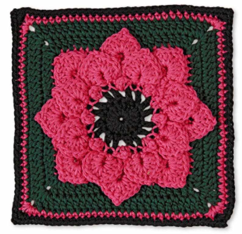 PDF GRANNY SQUARE Just Symbols Charts, Granny Square Crochet Pattern,22 ...