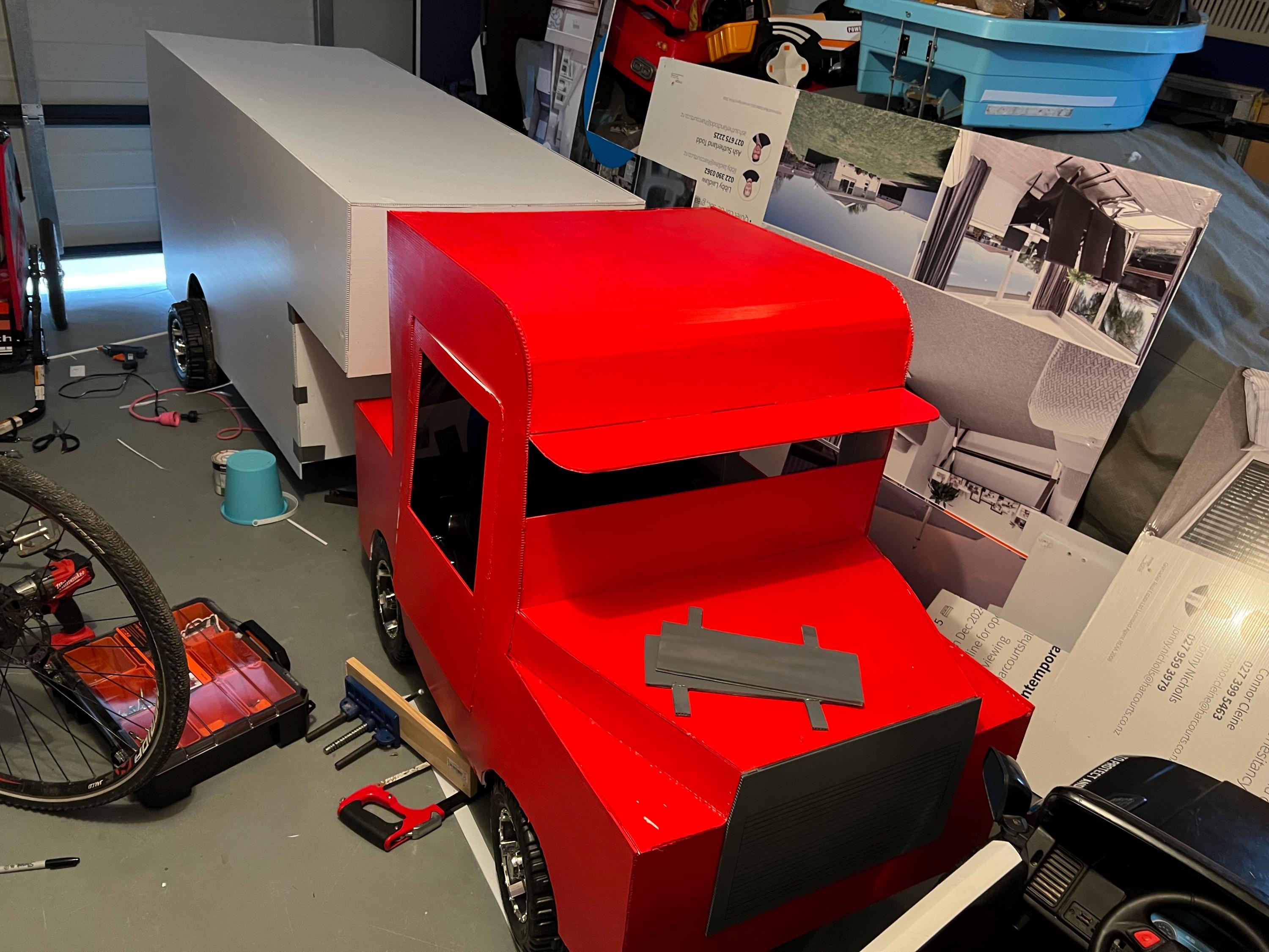DIY Mack Truck Costume PDF Plans: Kids Birthday Party, Halloween Build ...