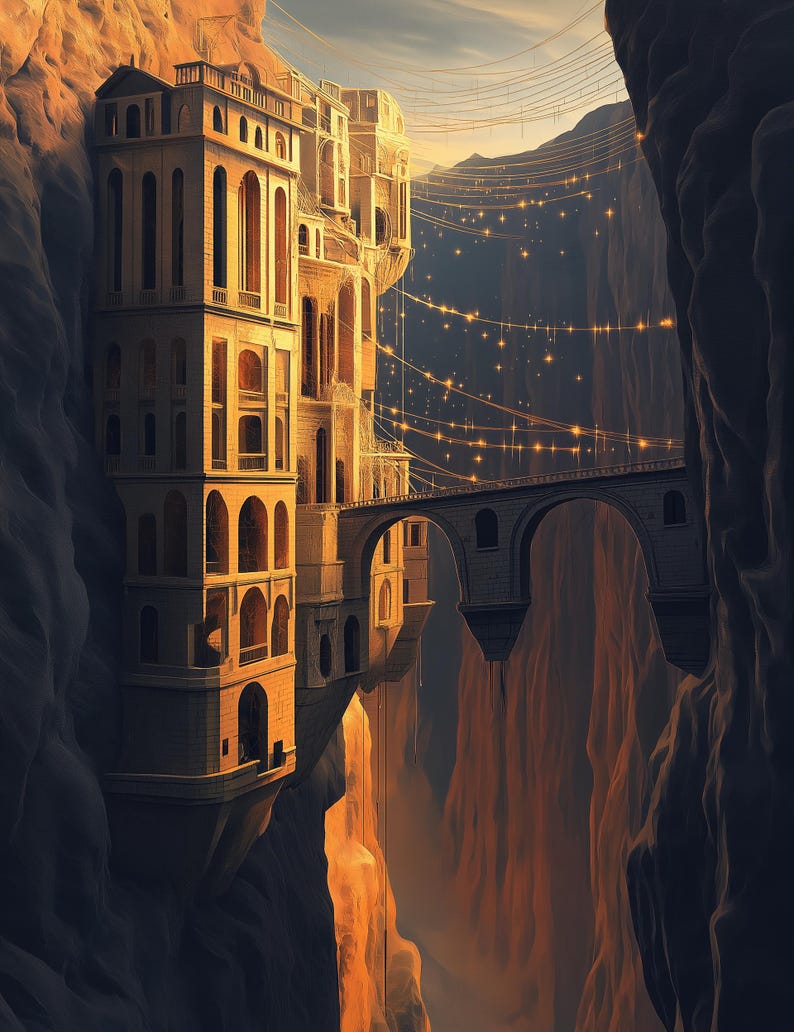 The City That Sleeps Sideways (POSTER) - Etsy
