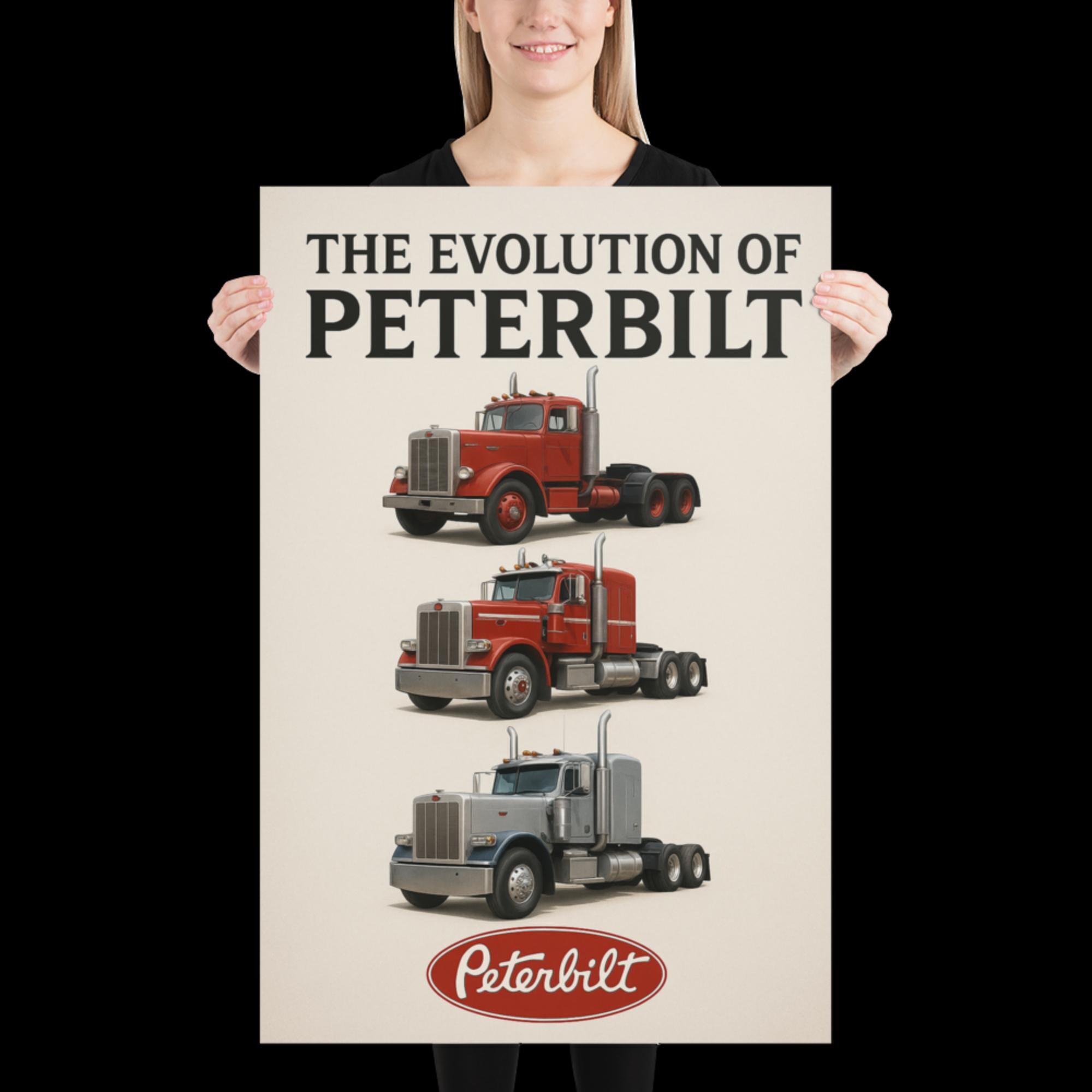 Peterbilt Evolution Poster - Etsy