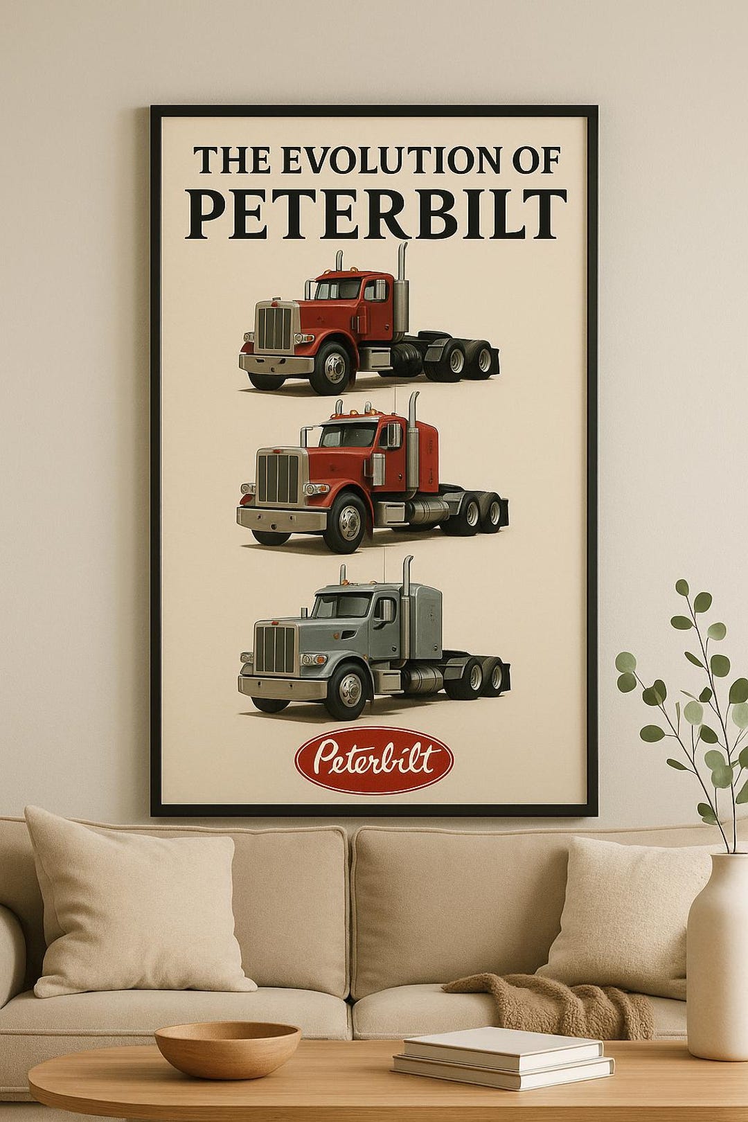 Peterbilt Evolution Poster - Etsy