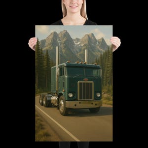 Peterbilt 352 Cab Over Engine Poster - Etsy