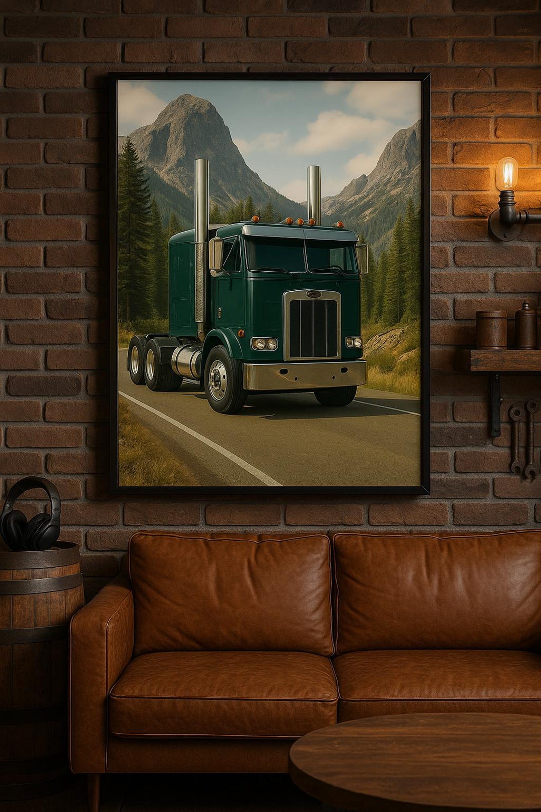 Peterbilt 352 Cab Over Engine Poster - Etsy
