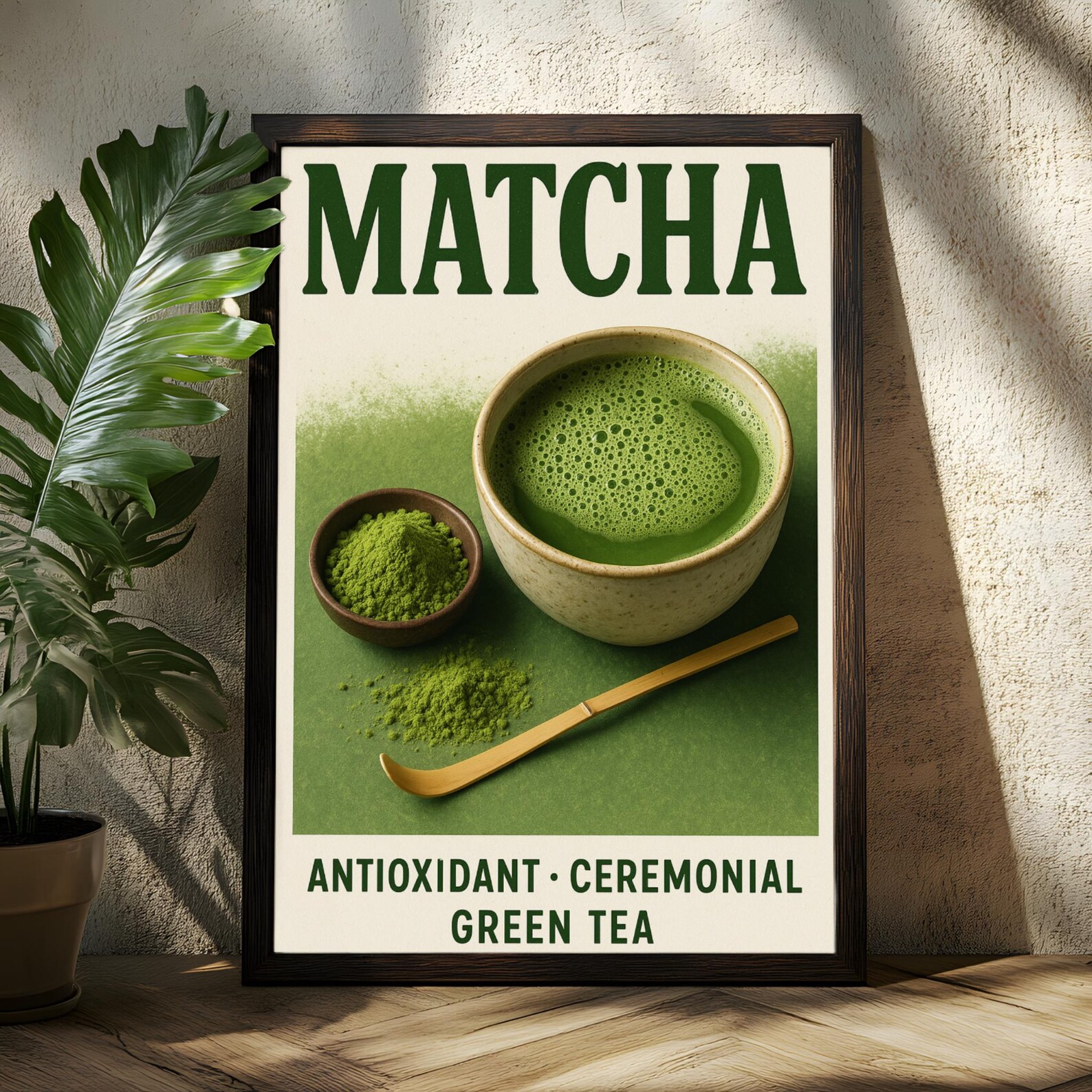 Matcha Poster - Matcha Wall Art - Match Wall Decor - Matcha Art Poster ...