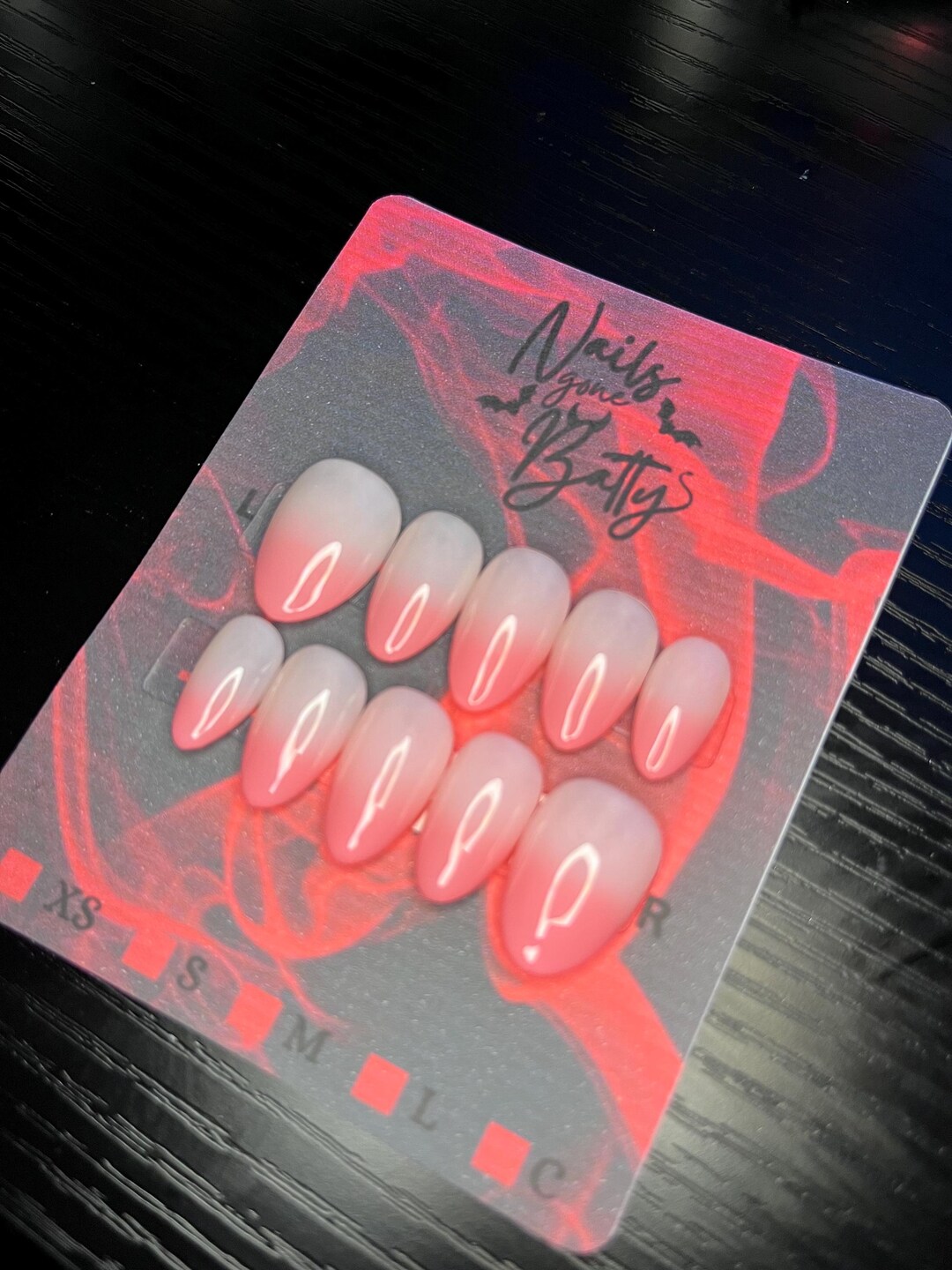 Nezuko Nails Press on Nails - Etsy Canada